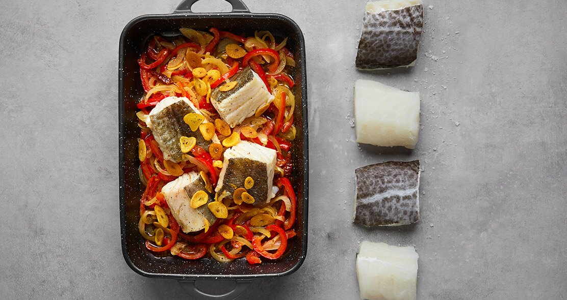 Baked Norwegian salted cod | Seafood from Norway